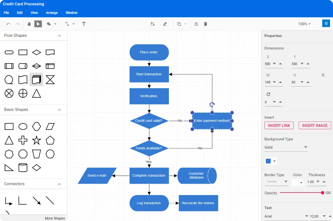 Diagram Builder Interactive Aspnet Mvc Showcase Apps Syncfusion®