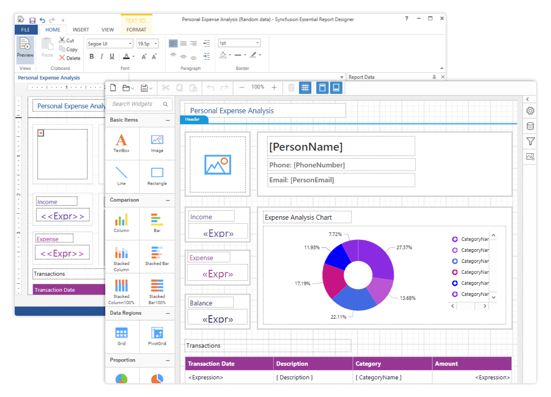 Reporting Tools For Net And Web Report Platform Syncfusion