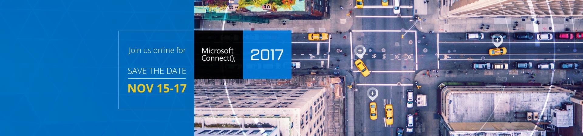 Live streaming of Microsoft Connect(); 2017 | Syncfusion